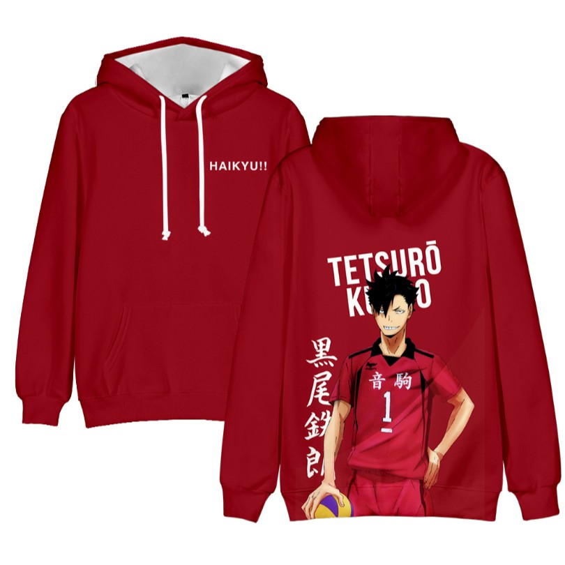 New Anime Haikyuu!! Hoodie Japanese Men's Fashion Women's Loose 3D ...