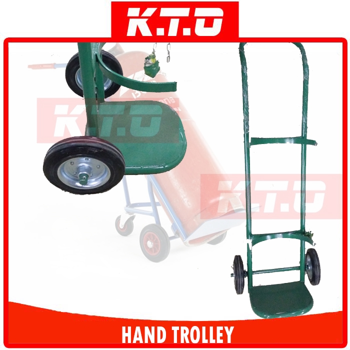 Heavy Duty Single Cylinder Gas 1300mm X 300mm Hand Trolley With 8 ...