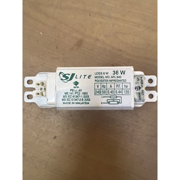 36W 40W 18W flouresent choke for tube / ballast fluorescent lamp PLC ...