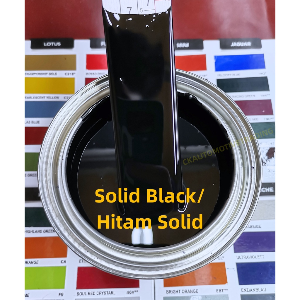 2K PAINT SOLID BLACK/HITAM SOLID /CAT BANCUH/CAT KERETA | Shopee Malaysia