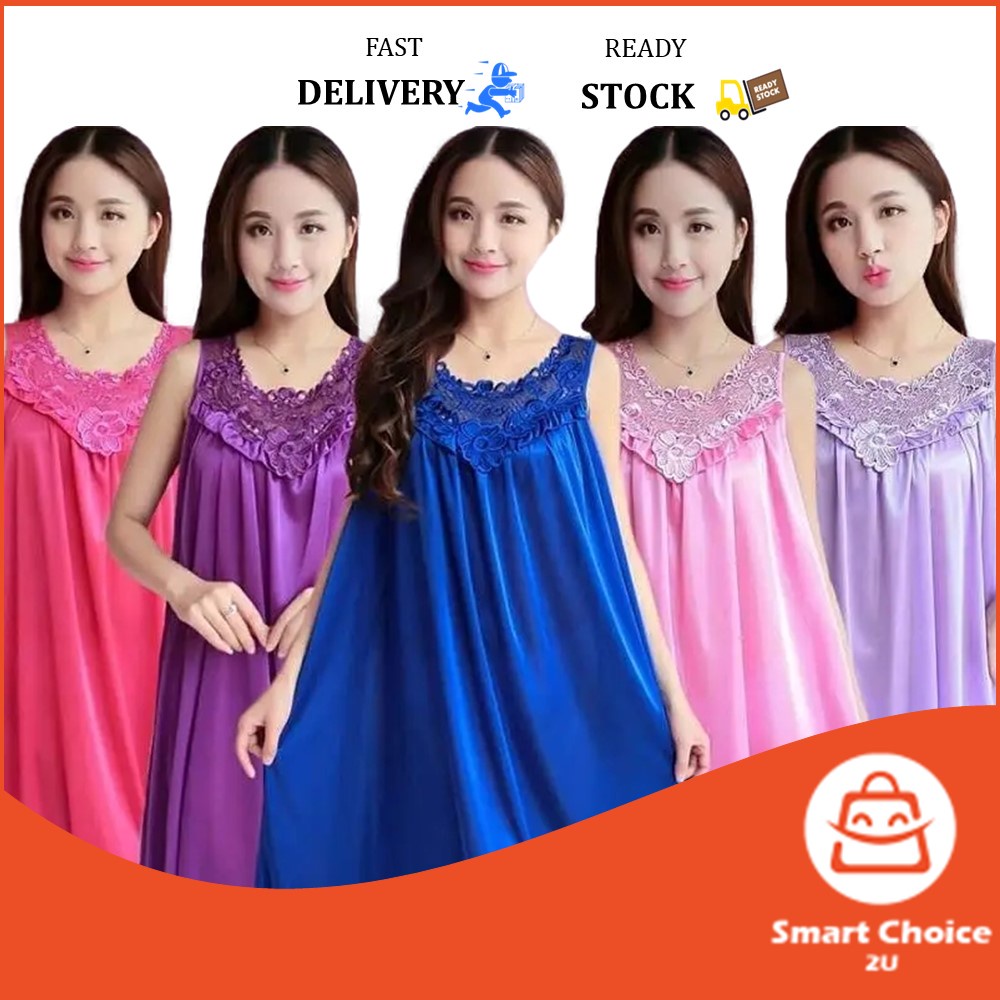 *SmartChoice* Baju Tidur Lingeri U Lace Gaun Tidur Pakaian Tidur Women ...