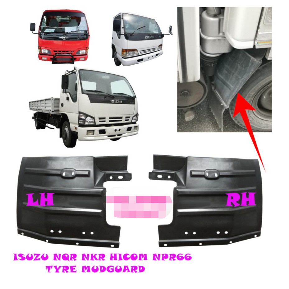 ISUZU NKR NQR NPR66 HICOM TYRE MUDGUARD | Shopee Malaysia