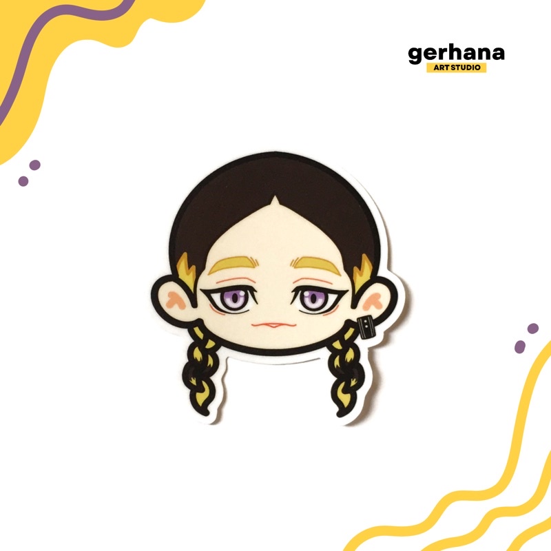 Tokyo Revengers Chibi Stickers | Haitani Brothers | Rindou Ran | Shopee ...