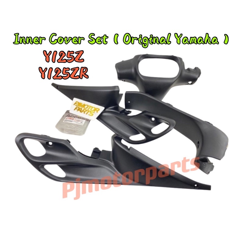Y125ZR/Y125Z/125Z/Y 125 Z R (Original) Inner Cover Body Cover hitam ...