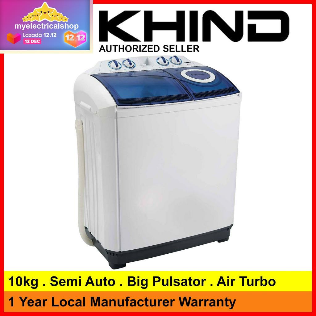 Khind WM1017 Semi Auto Washing Machine ( 10kg ) | Shopee Malaysia
