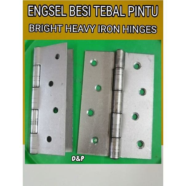 4" Heavy Iron Hinges Engsel Pintu 100mm | Shopee Malaysia