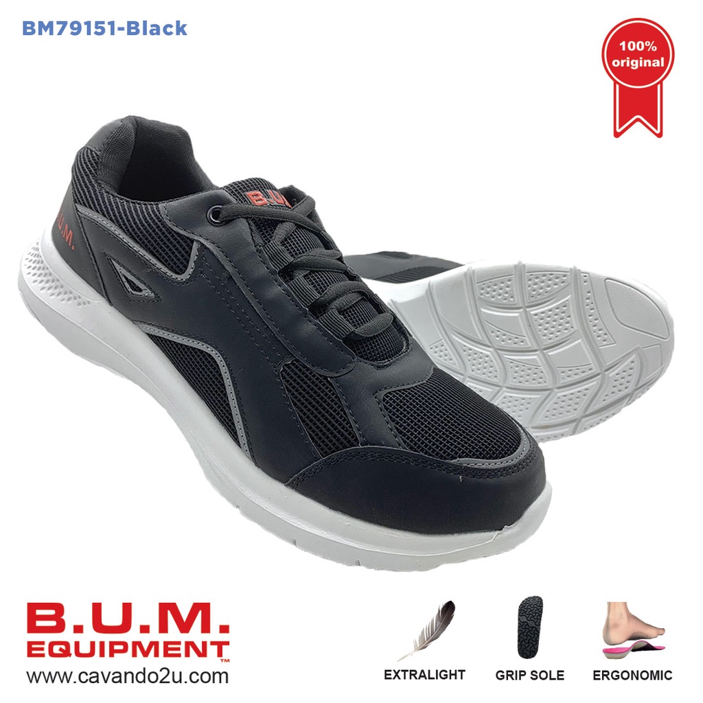 BUM Equipment Unisex Sport Shoes BM79151/BM79152 (Black/Blue) Men's ...