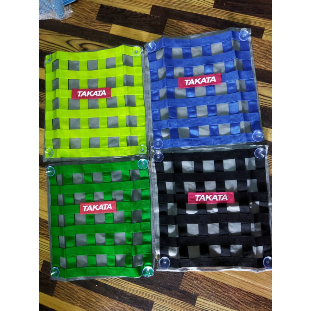 (READY STOCK !!!)UNIVERSAL TAKATA STYLE 34CM X 34CM GREEN RACING CAR ...