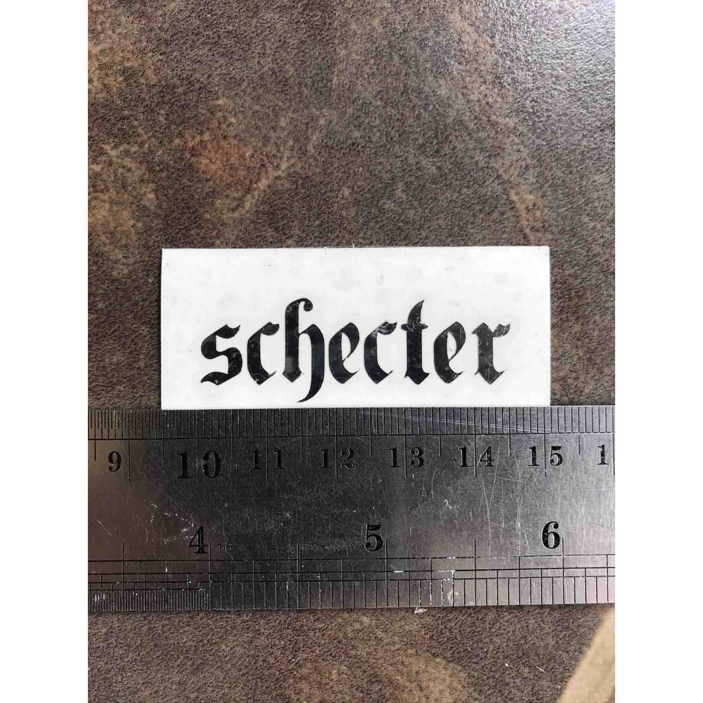 Schecter Head stock Electric Guitar Decal Sticker, Classic Acoustic ...