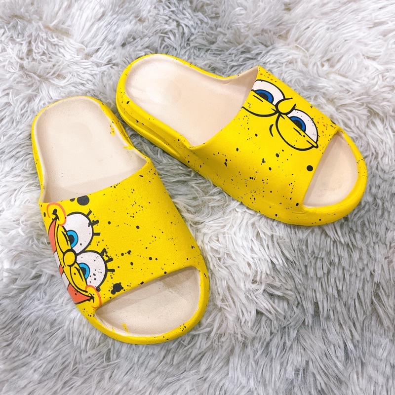 READY spongebob Sesame Street Slippers Men's and Women's Kasut ...