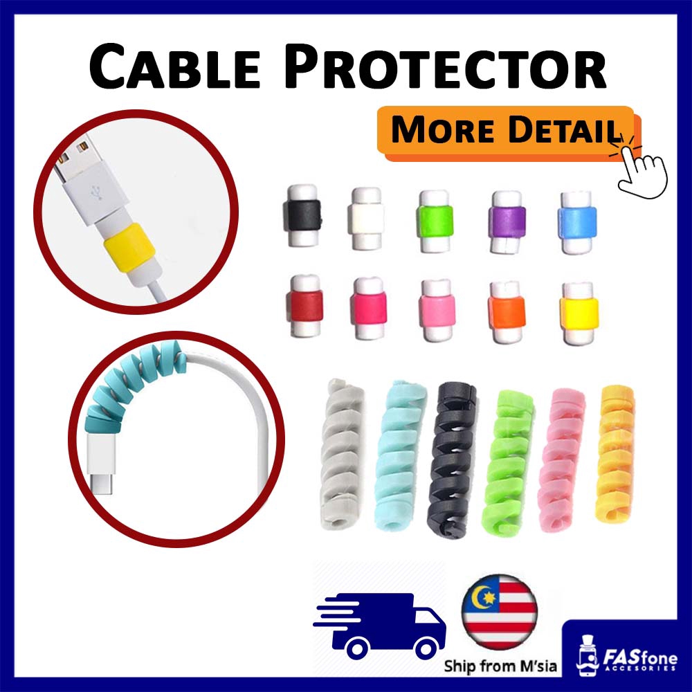 Cable Protector iP Phone | Wire Protector | Charger Cable Protector ...