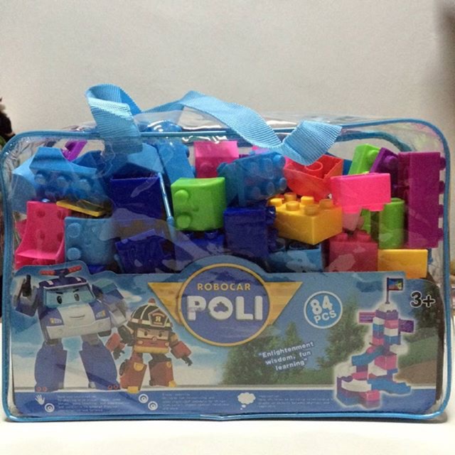 robocar poli block lego | Shopee Malaysia