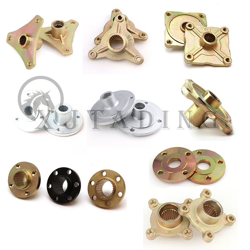 Front 90mm 3*M8 15mm Stud Wheel Hub For 50cc 110cc 125cc 6 7 8 Inch Rim ...