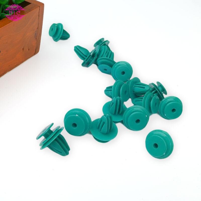 100pcs Car Styling Fender Door Card Trim Panel Clip Rivets Blue Auto ...