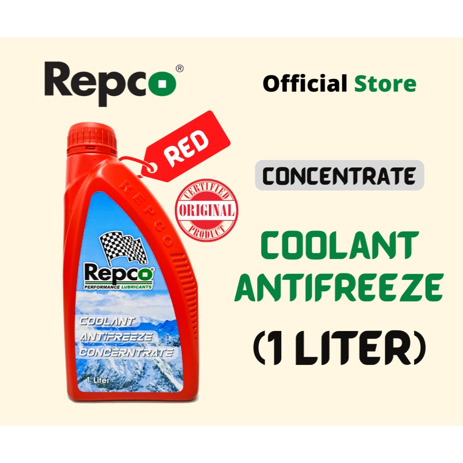 Repco® AntiFreeze & Radiator Coolant (Concentrate) - Red/Gold (1L ...