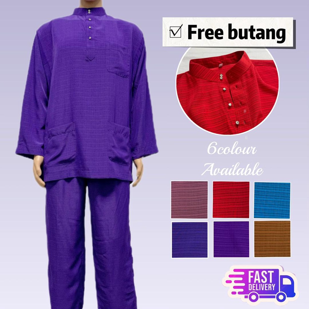 BAJU MELAYU DEWASA CEKAK MUSANG XS-XL READY STOCK (BAJU+SELUAR) | Shopee Malaysia