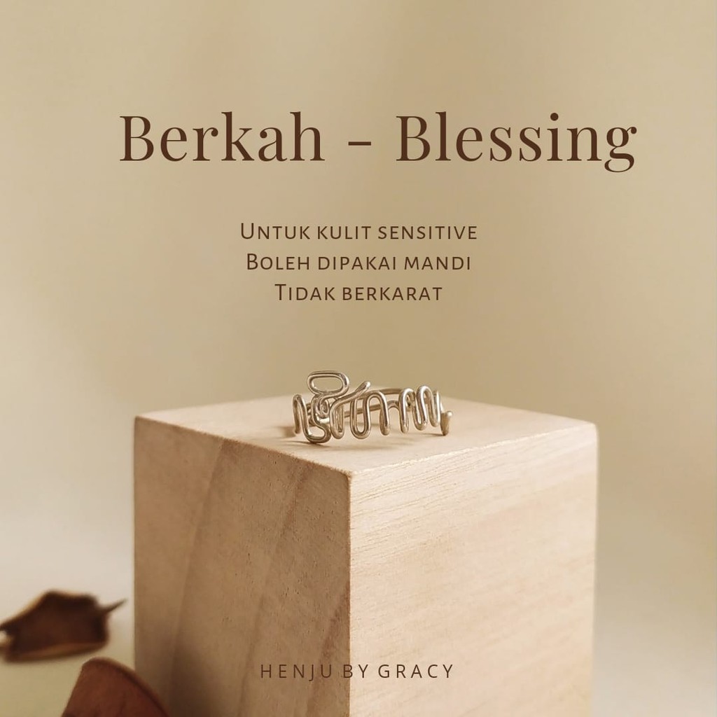 Henju BY GRACY | Ring Javanese Script | Blessing Javanese Script Ring ...