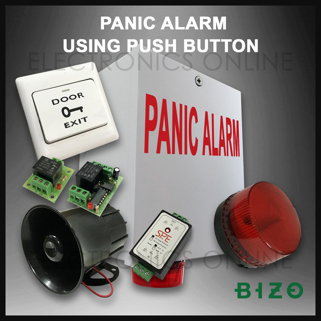 Panic Alarm Emergency Alarm Using Push Button Emergency Calling ...