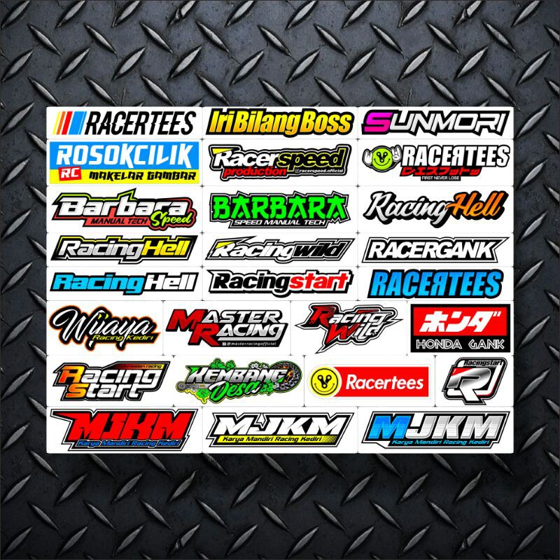 Barbara racing Sticker/Motorcycle Sticker/Sponsor - Contents 26 RCB ...
