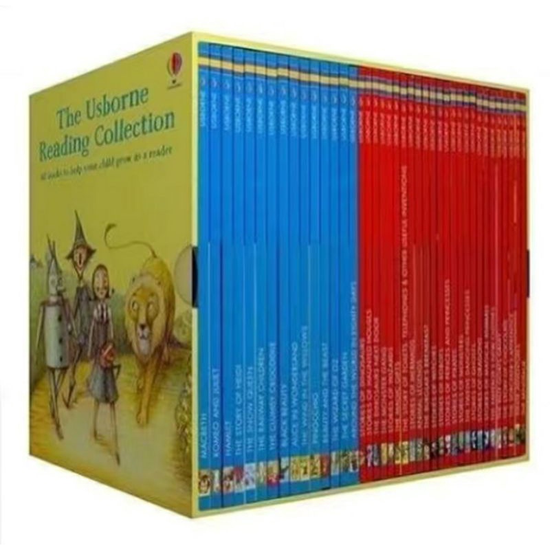 Usborne Reading Library Level 1,2,3,4 Early Learner English Story Books ...