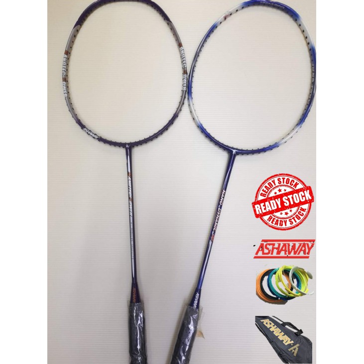 Ashaway Nano Tech Badminton Racket (Included string and racket bag ...