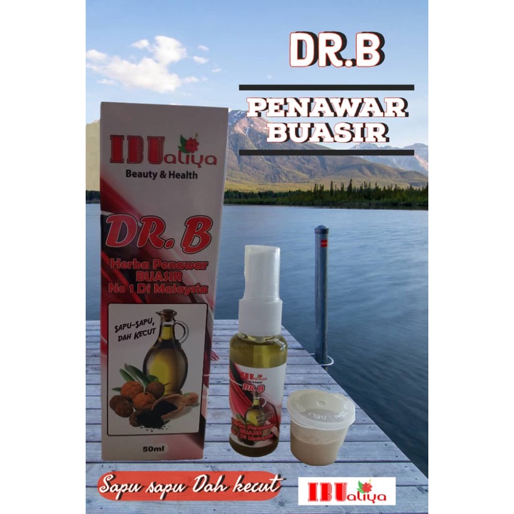 CREAM BUASIR, TESTER, MINYAK BUASIR DR.B 35ml HERBA TRADISIONAL ...