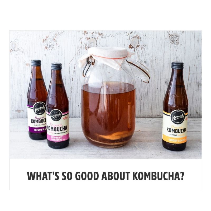 HALAL Remedy Organic Kombucha 250ml / 330ml | Shopee Malaysia
