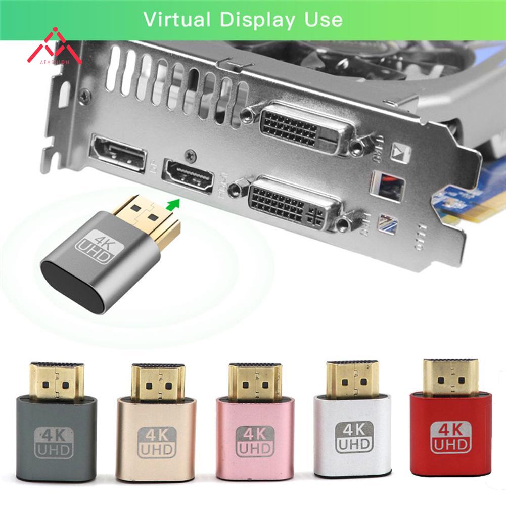 HDMI Dummy Plug Headless Ghost Emulator Fake Display 1920x1080 @60Hz ...