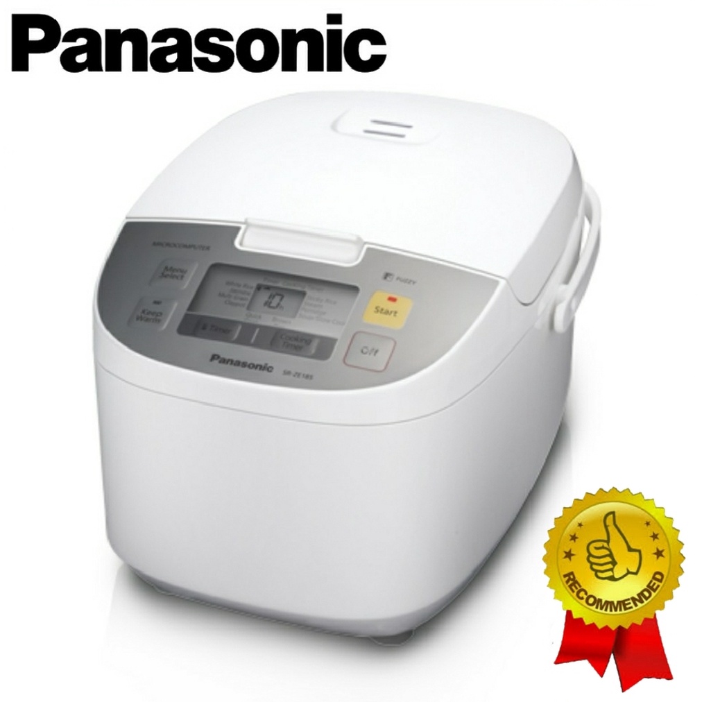 Panasonic Microcomputer & Diamond Inner Pan Rice Cooker SR-ZE185 ...