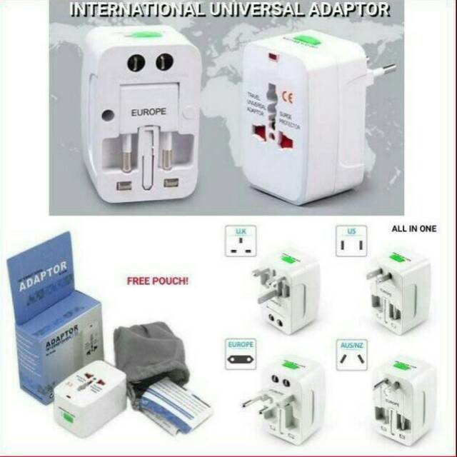 Universal All in One International Adapter | Shopee Malaysia
