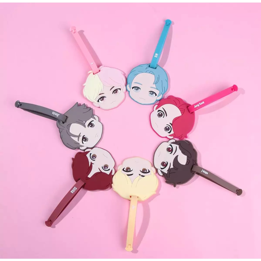 SB 3/5 - BTS行李牌/行李标签/行李吊牌 V, Jung Kook, Jin, J-Hope, Suga, RM 【现货/READY ...