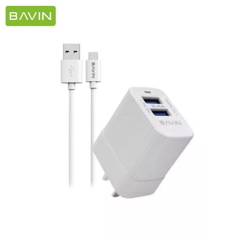 BAVIN PC511 2.4A Mini Portable Universal Fast Charger With 1 Meter ...