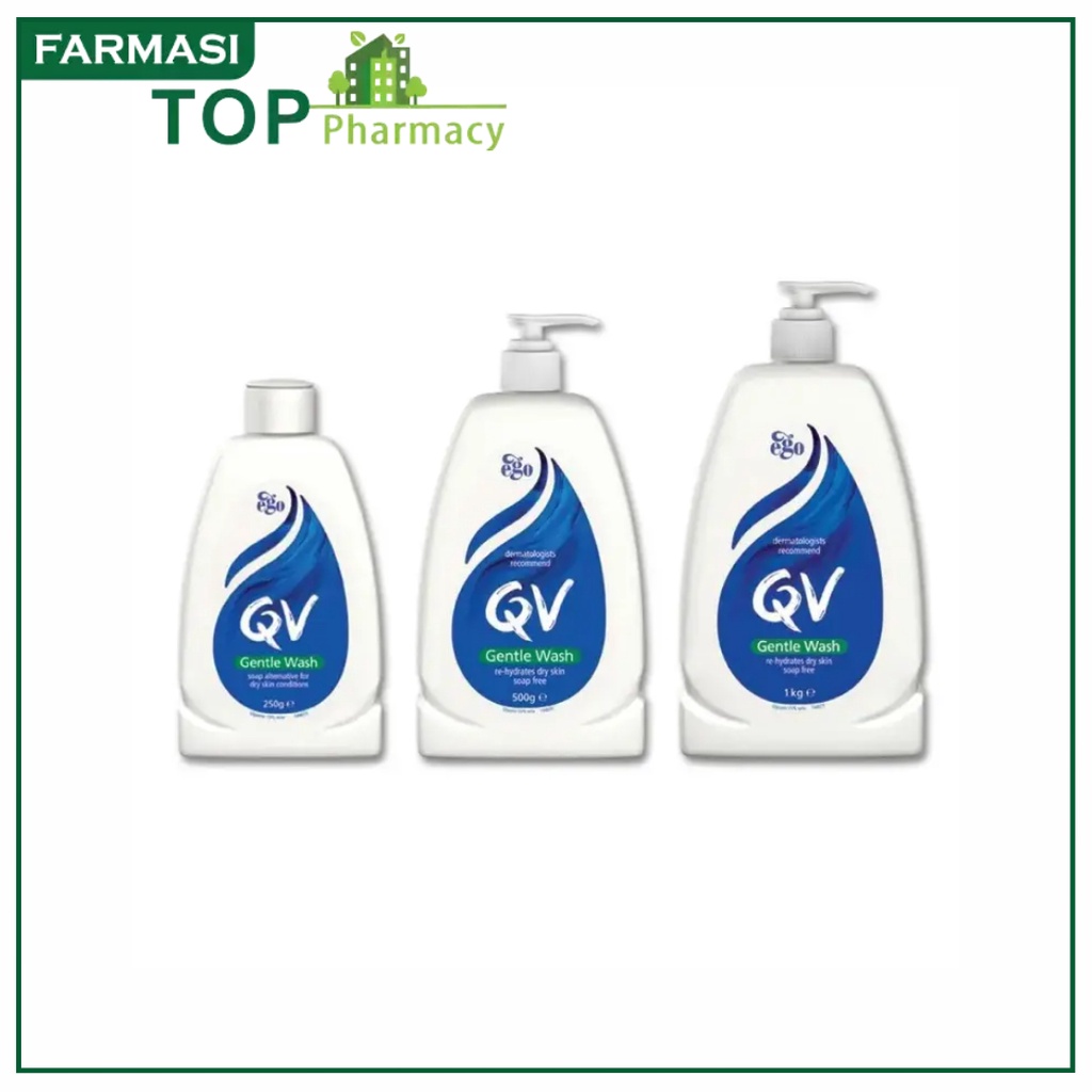 Ego QV Gentle Wash 250g / 500g / 1kg (Re-Hydrates Dry Skin, Hydration ...