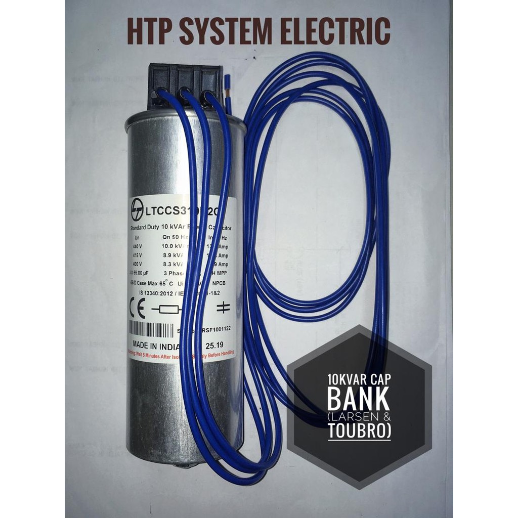 (ORIGINAL) L&T LARSEN & TOUBRO 2.5Kvar/ 5kvar/ 10kvar/15kvar 440V Power Factor Capacitor ...