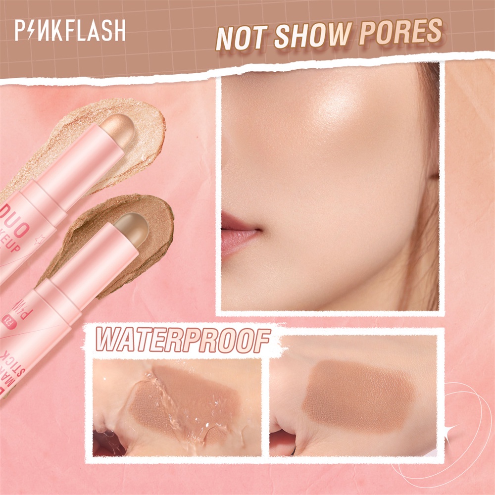 PINKFLASH Magic Shaping 3D Streamer DUO Makeup Stick Three-dimensional ...