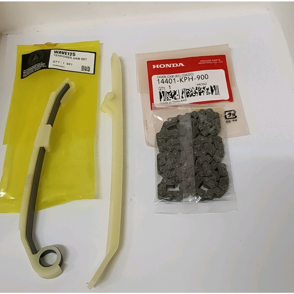 WAVE125 ( 2 IN 1) TIMING CHAIN WITH TENSIONER ARM SET / A CLASS ...