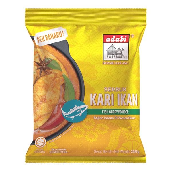Adabi Serbuk Kari Ikan 250g (Fish Curry Powder) | Shopee Malaysia