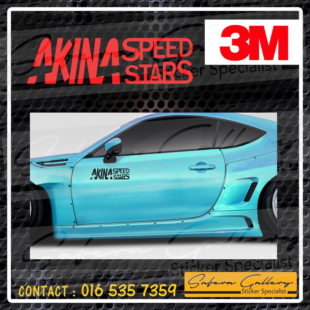 AKINA SPEED STARS Vinyl Sticker Decal JDM Initial D STICKER 3M ...