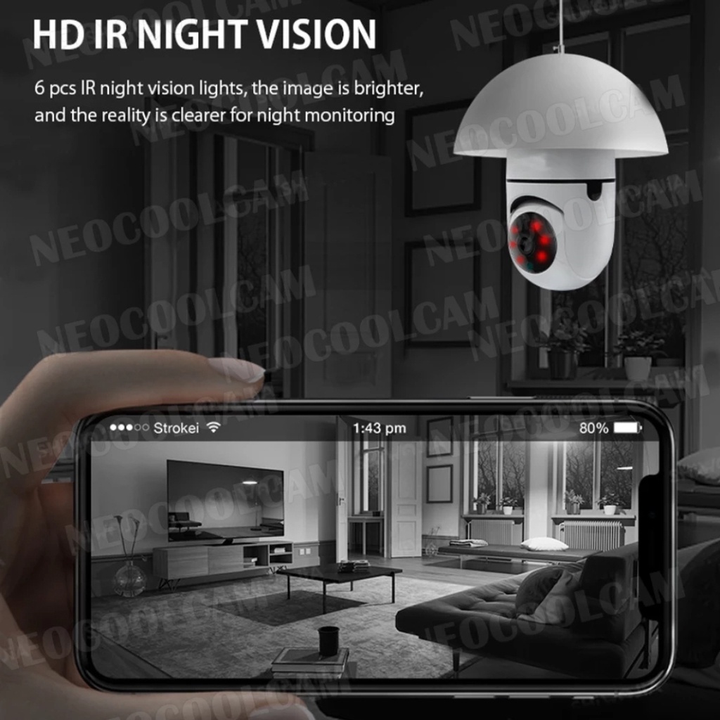 V380 Pro / Yoosee /iCsee / Carecam / Yi iot / Tuya E27 Bulb Dual Light ...