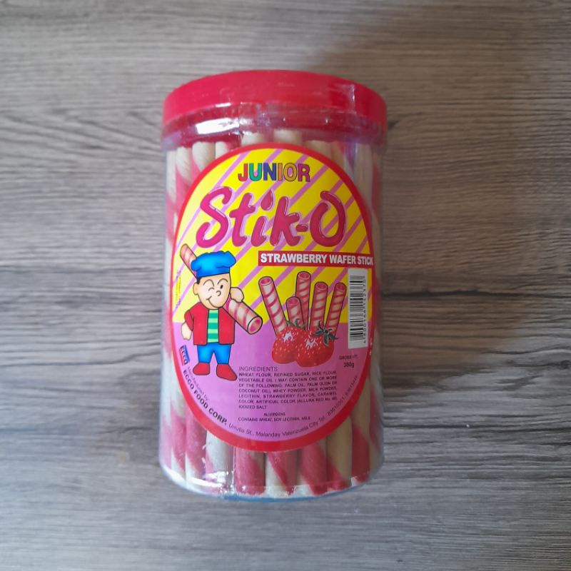 Stik-O Junior Strwaberry Wafer Stick 380g | Shopee Malaysia