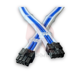 🔥PROMO🔥 Braided Modding Sleeved Cable Extension PSU COMB Blue Yellow ...