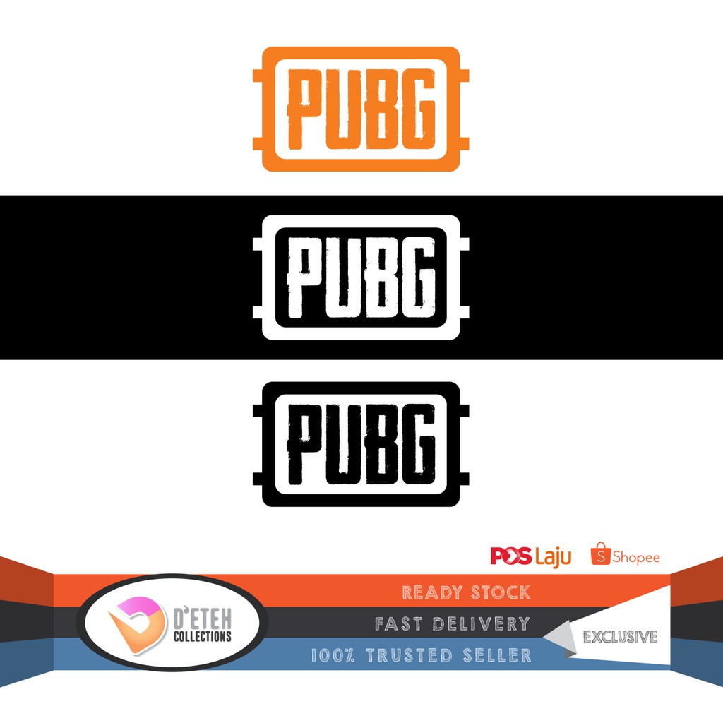 PUBG Vinyl Decal Stickers (Die-Cut) 4 pcs | Shopee Malaysia