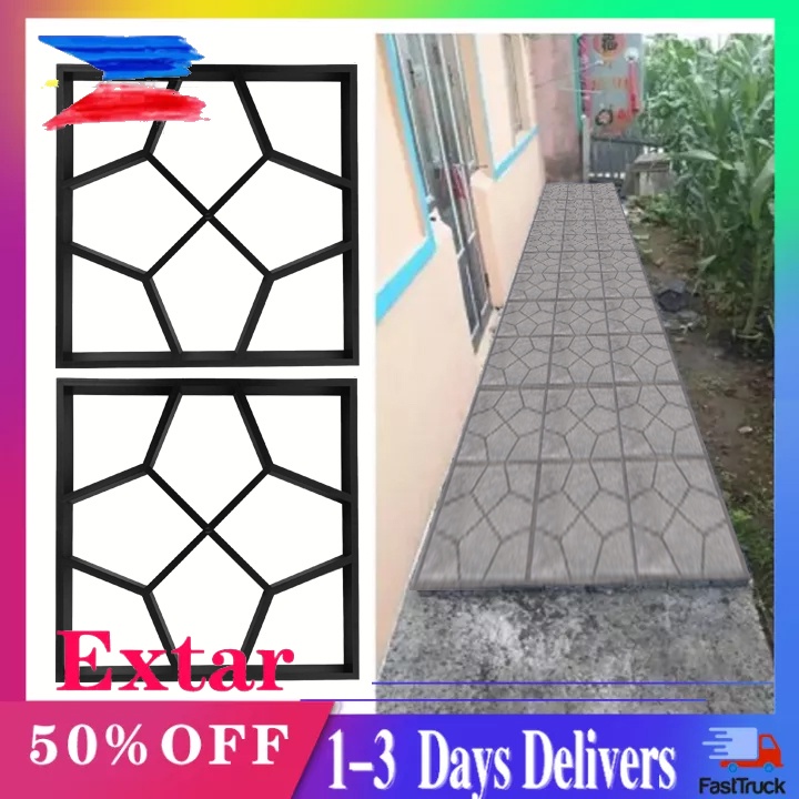 Home Driveway Paving Mold DIY Mould Cement Brick Pavement Stone Mold ...