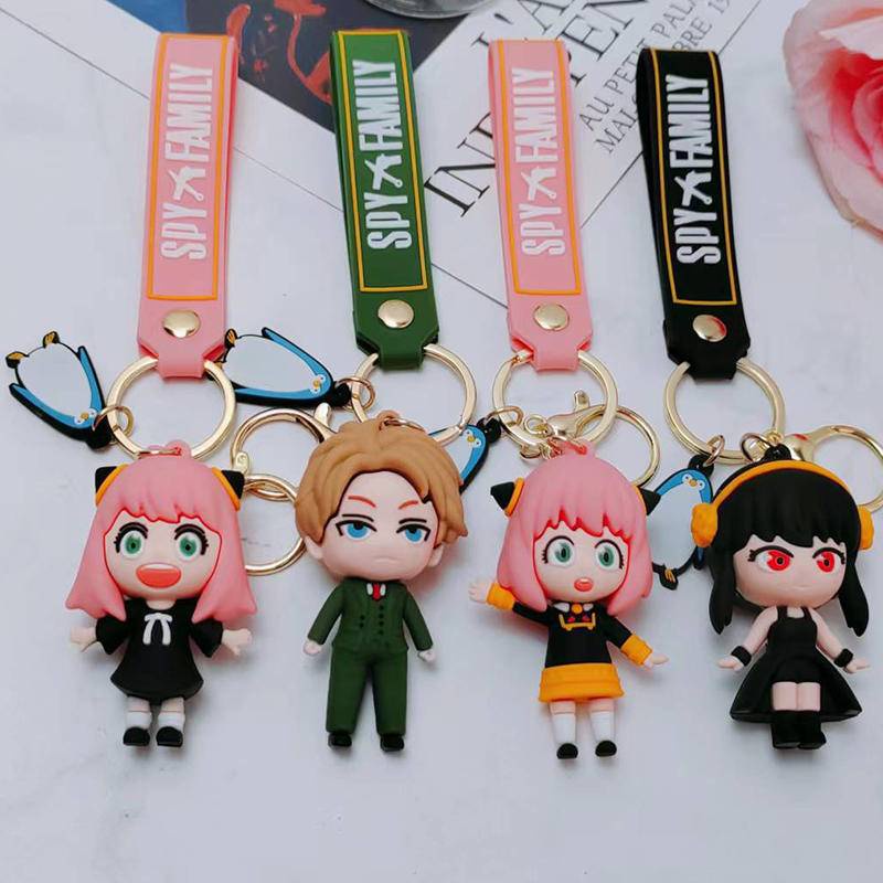 Anime SPYxFAMILY Loid Forger Anya Forger Yor Forger Pendant Keychain ...