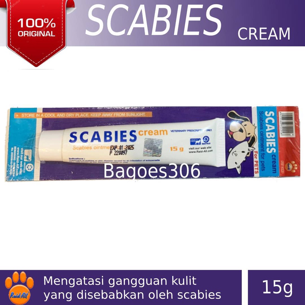 % Scabies & Ointment/Cream Medicine % Effective for Scabies Cats % Dogs ...