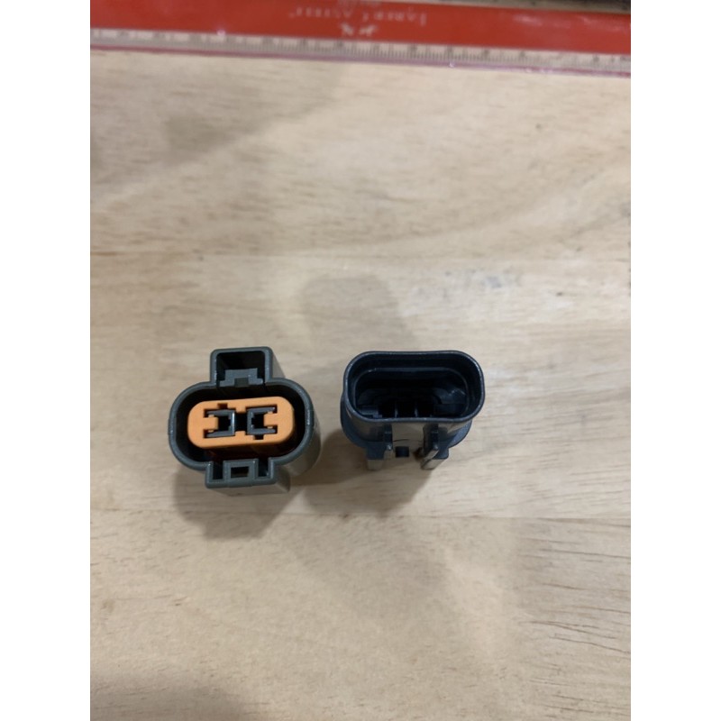 2 pin male female siap 6inch wire socket connector | Shopee Malaysia