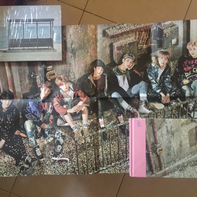 BTS YNWA Official Poster (Pink Ver) | Shopee Malaysia