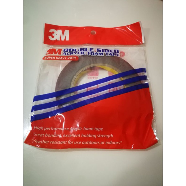3M ORIGINAL Super Heavy Duty Double Sided Tape (10mm x 8 meter/24mm x 8meter) | Shopee Malaysia