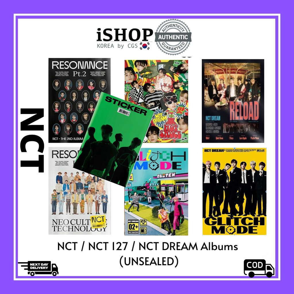 NCT / NCT 127 / NCT DREAM Albums (UNSEALED) | Shopee Malaysia