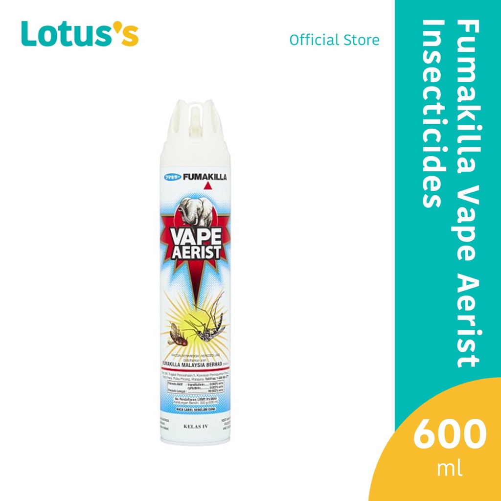 Fumakilla Vape Aerist Insecticides 600ml | Shopee Malaysia